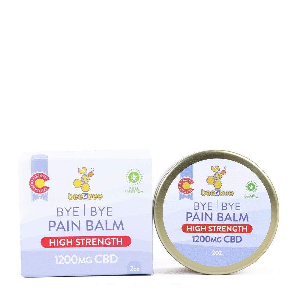 CBD Bye Bye Pain Balm, High Strength – beeZbee